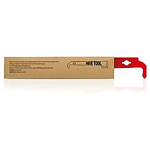 KINGLAKE Steel J Hook Bee Hive Tool Frame Lifter and Scraper,Beekeeping Equipment, 10-1/2-Inch