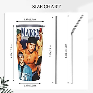 OAEWRE Mark Actors Wahlberg Stainless Steel Mug Insulated Tumbler Coffee Mugs with Lids and Straw Double Wall Vacuum Cup 20oz
