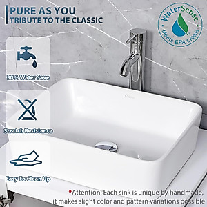 eclife 72" Modern Bathroom Vanity Sink Combo Gray W/Small Side Cabinets White Rectangle Ceramic Vessel Sink & Water Save Faucet & Pop Up Drain (2T03)