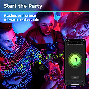 iHome Spectra Smart Spiral Edison RGBW Multicolor LED Light Bulb, G25/E26, 440 Lumens, 5.5W (40W Equivalent), Tunable and Dimmable Color Changing WiFi Smart Bulb, Works with Alexa and Google Home