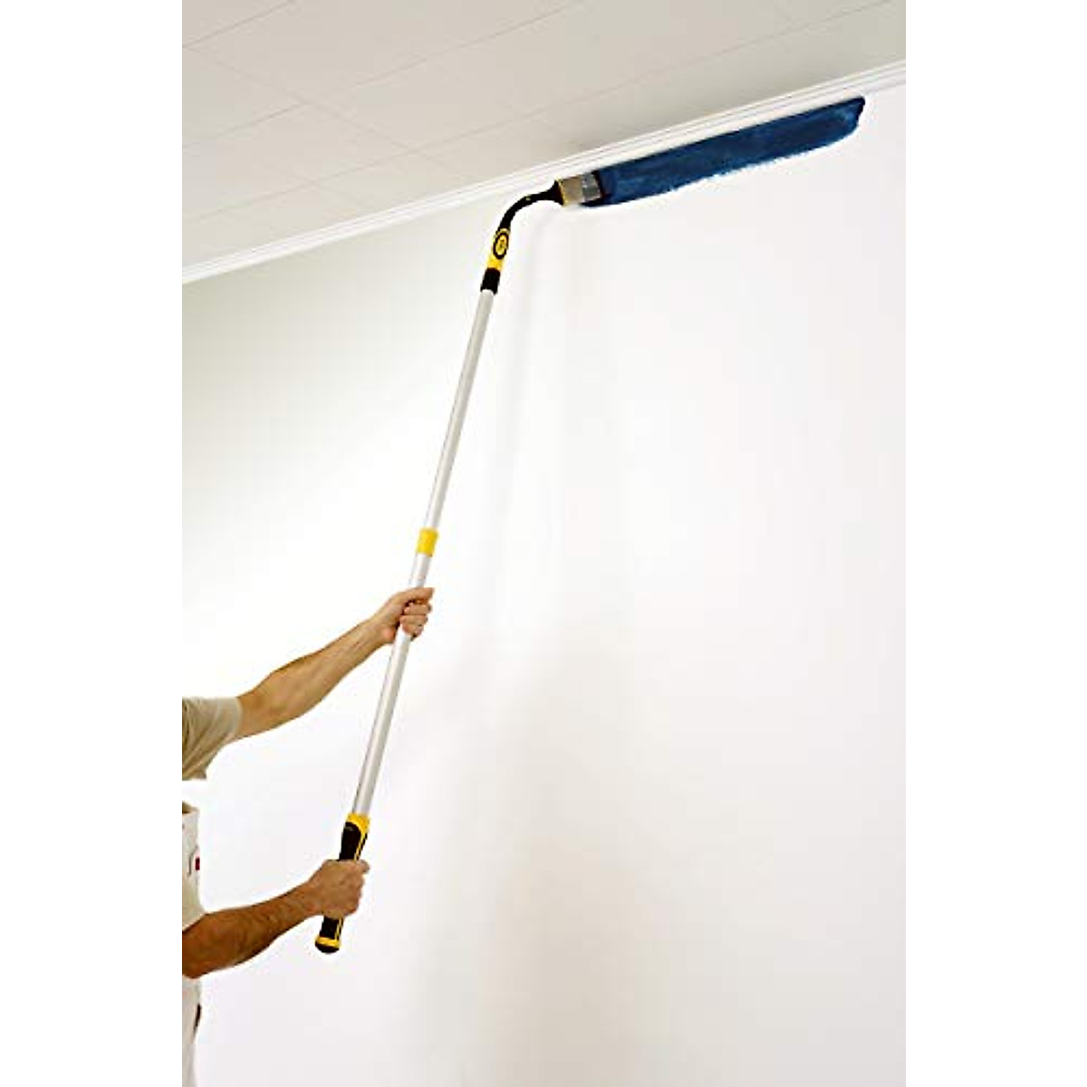 Richard 80833 Goose Neck Angular Paint Brush with Flexible Soft Grip Handle, 2-1/2"