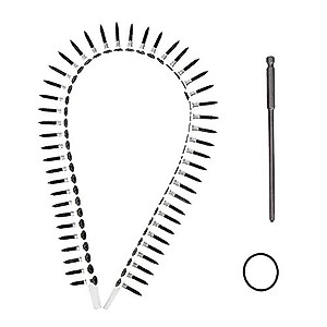 Chain Nail Gun Adapter Automatic Electric Drill Screw Tightening Equipment Screw Drill Chain Adapter Attachment for Gypsum Board/Partition Wall/Wood Board/Ceiling 45.5mm-145mm/1.8in-5.7in