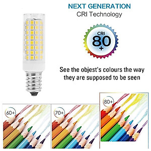 Lxcom Lighting 10W E12 LED Corn Light Bulb(4 Pack)- 2835 SMD 102LEDs E12 Dimmable 100 Watt Equivalent 1000LM Daylight White 6000K Chandelier Bulbs Decorative E12 Base for Home Lighting, AC110-120V