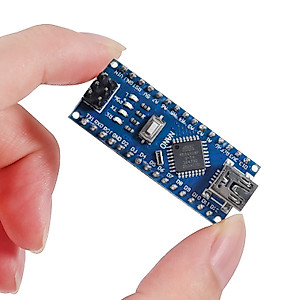 Diitao 2pcs for Nano V3.0 Module,5V 16MHz ATmega328P CH340G Chip Microcontroller Development Board for Arduino (with USB Cable)