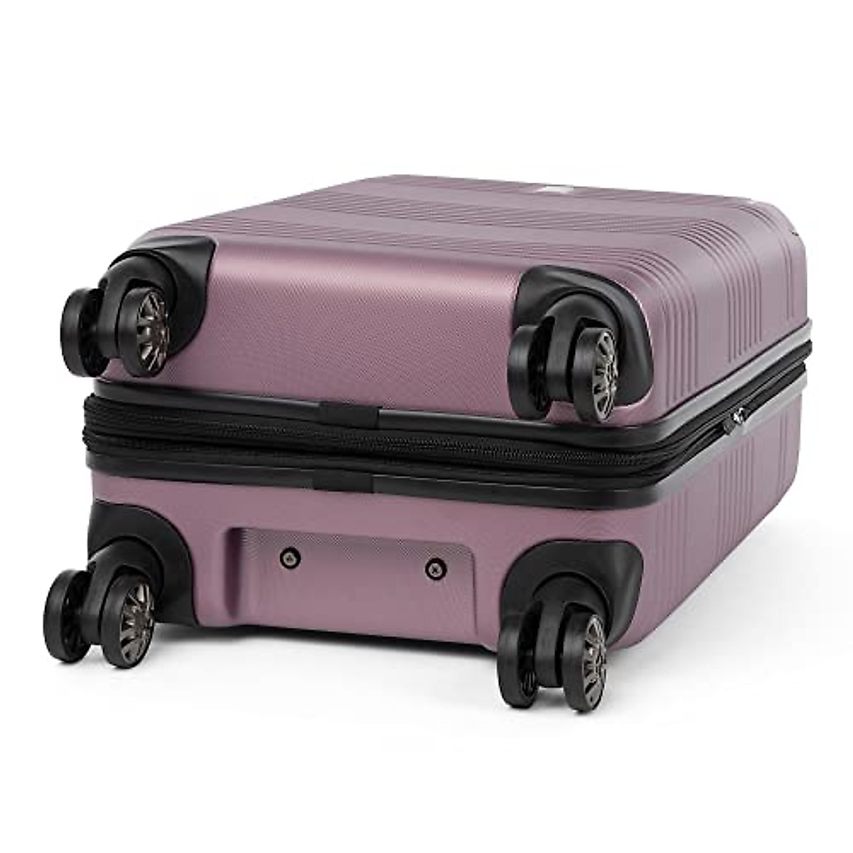 Travelpro Roundtrip Hardside Expandable Luggage, TSA Lock, 8 Spinner Wheels, Hard Shell Polycarbonate Suitcase, Ash Lilac, 2-Piece Set (21/25)