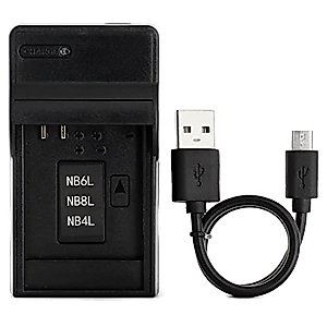 NB-4L USB Charger for Canon PowerShot SD750 SD780 is SD1000 SD1100 is SD1400 is A2200 A3100 is, IXY Digital 60, IXUS 220 HS, Digital IXUS 70 Camera and More