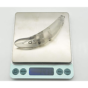 FINE FISHING 10PCS Unpainted Lure Blanks 10.4cm 14.38g Crankbait Simulation Blank Body Clear Hard Baits Trout Salmon Swimming Sea Bait Topwater Freshwater Plastic Minnow Lure 156L