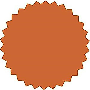 MDLG 50Pcs Blank Metallic Bronze Embossed Certificate Seals Stickers Scallop Edge Embossed Certificate Seals Stickers Stamp Sealing Certificate Self-Adhesive Seal Sticker