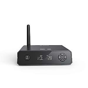 FiiO/JadeAudio BR13 HiFi Bluetooth Receiver with 5.1 LDAC/aptX Low Latency for Home Stereo/TV, USB DAC,High Fidelity 24 bit, RCA Optical Coaxial Output