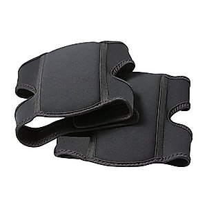 Orchidtent Gardening Knee Pads,Ultra-Comfort Gardening Knee Pads Knee Caps Knee Protector The Home Gardener Soft Neoprene, Soft, Water-Resistant Construction -1 Pair (Black)