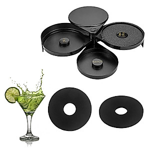 8 Pcs bar Rimmer Sponges Bartender Tool Replacement for Glass,cocktails,Margarita Salter,Salt Trays