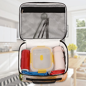 Kids Lunch Box for Boys Girls Cute Animal Squirrel Forest Insulated Lunch Bag Reusable Small Cooler Bag Meal Containers Tote Kit for School Travel Women Men