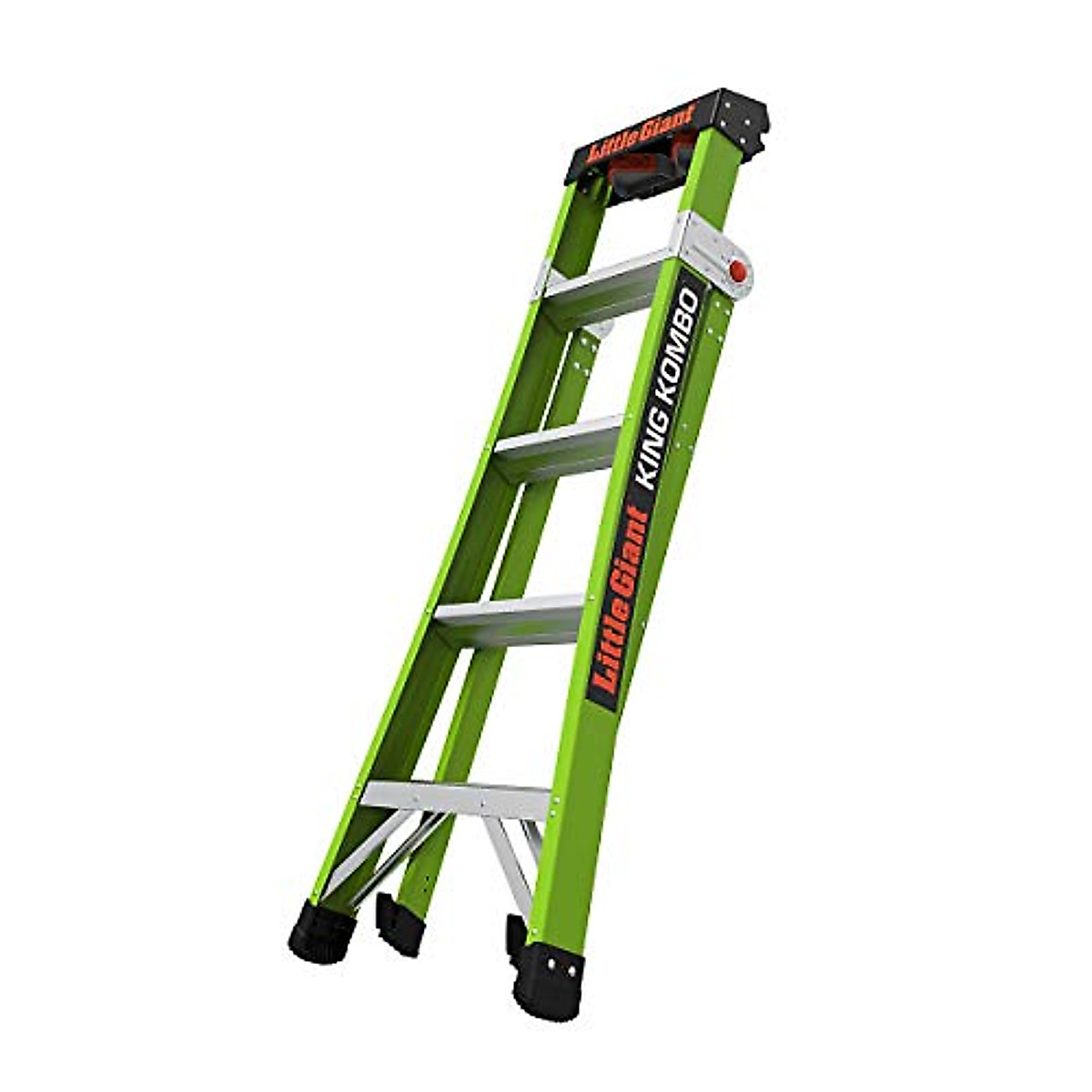 Little Giant Ladders, King Kombo, Professional, 5 Ft. A Frame, 8 Ft. Extension, Fiberglass, Type 1AA, 375 lbs Weight Rating, (13580-001)