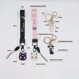 Cute couples Gifts Anime Metal Enamel Charms Couples Keychain Anime Cat Keychains For Women Personalized Keychains For Couples Cat Keychains Funny Birthday Gifts Anime Keychain Cute Key chains Women