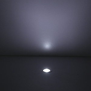 0.7" Tiny LED Deck Lights, QACA Landscape Lighting for Garden, Patio, Stairs Outdoor and Indoor Decoration Security Cool White(Pack of 10)