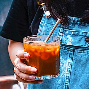 EQUO Coffee Drinking Straws, Disposable, Biodegradable, Compostable, and Plastic-Free, Pack of 50, Standard