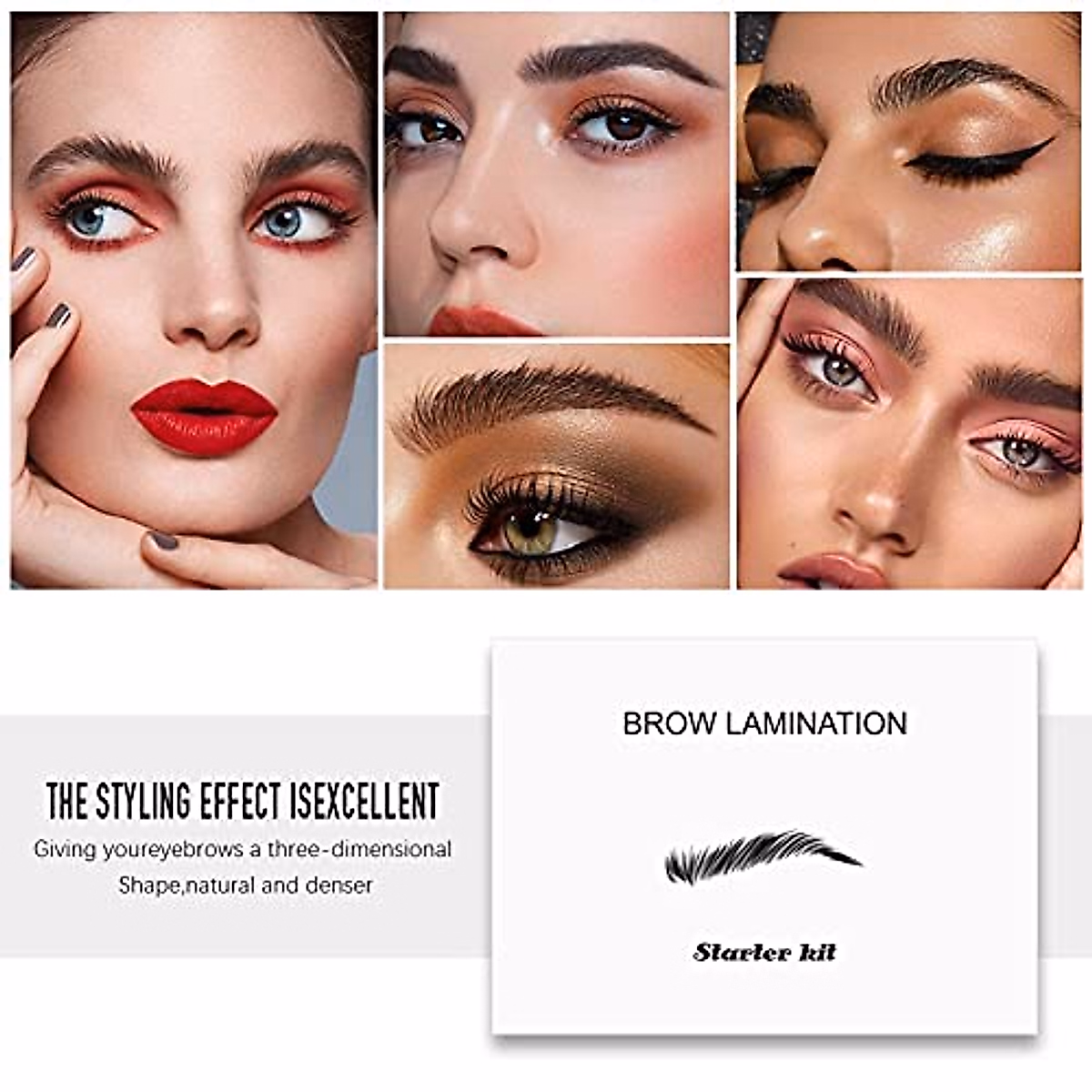 Eyebrow Lamination Kit | KINDD Brow Lamination Kit | Professional DIY Perm Kit for Instant Eyebrow Lift | Wake Up Fuller Feathered Eyebrows | Ideal for Home & Salon Use