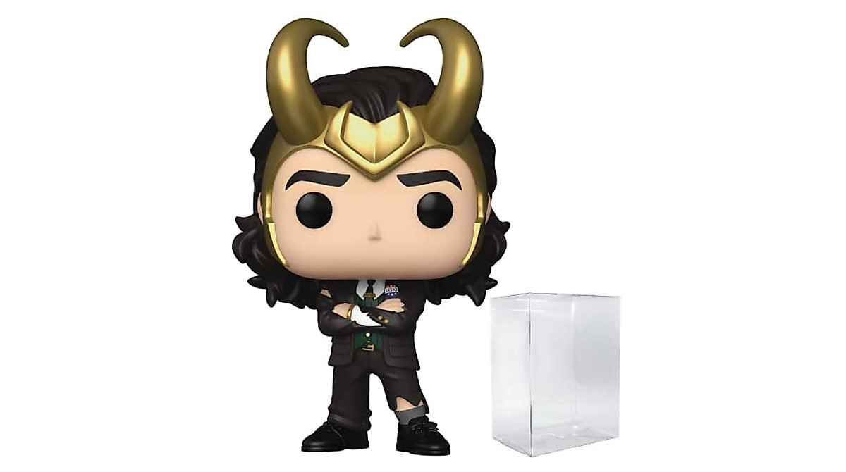 Funko Marvel Loki President Loki Pop! Vinyl Figure with Protection Case