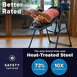Teeter FitSpine X3 Inversion Table, Deluxe EZ-Reach Ankle System, Back Pain Relief Kit, FDA-Registered (X3A2)