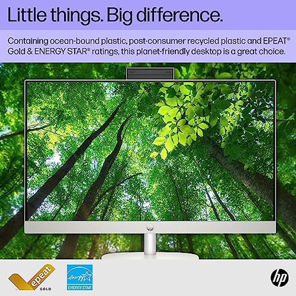 HP 27 inch All-in-One Desktop PC, FHD Display, 13th Gen Intel Core i5-1335U, 16 GB RAM, 512 GB SSD, Intel UHD Graphics, Windows 11 Home, 27-cr0070 (2023)