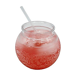 Creative Hobbies - 12 Pack - 4 Inch (100mm) Ivy Bowls Clear Plastic Shatterproof - Great For Fishbowl, Carnival Games, Candy, Party Favors, Table Centerpieces, Vase, Drinks