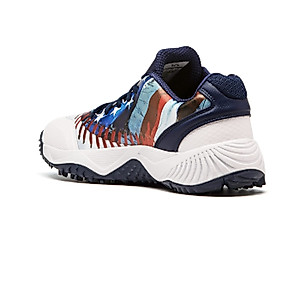 Boombah Women's Dart Low Flag 1 Turf Shoes Navy/White/Red - Size 10