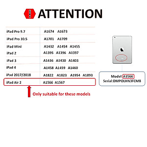 for iPad Air 2 Case Cover - Multi-Angle Viewing 360 Degree Rotating Smart Case Cover, Auto Sleep/Wake, Leather Full Body Protective Cover for iPad Air 2 (Blue)