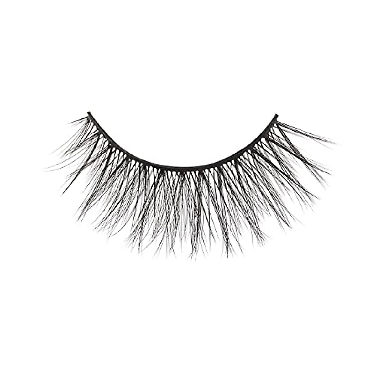 KISS Magnetic Eyeliner False Eyelashes, Entice', 12 mm, Includes 1 Pair Of Magnetic Lashes, Magnetic Lash Eyeliner, Contact Lens Friendly, Easy to Apply, Reusable Strip Lashes