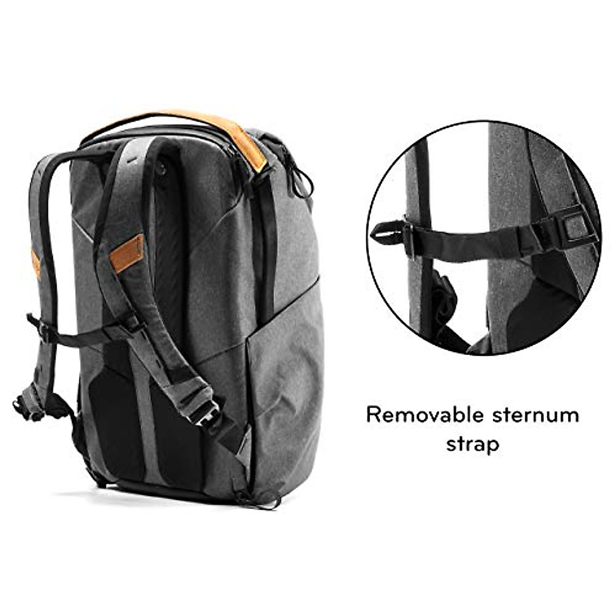 Peak Design Everyday Backpack V2 30L Charcoal, Camera Bag, Laptop Backpack with Tablet Sleeves (BEDB-30-CH-2)