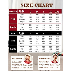 Ekouaer Matching Christmas Pajamas for Couples Silky Soft Sleepwear Winter Long Sleeve Button Up Two Piece Pjs,Christmas Red Plaid,M