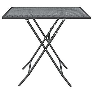 Camerina 5 Piece Patio Dining Set Patio Table and Chairs Set Outdoor Patio Dining Set Outdoor Patio Furniture Patio Set Expanded Metal Mesh Anthracite 3084720