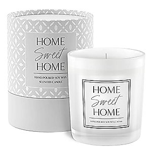 Home Sweet Home Candle | Housewarming Gift with Gift-Ready Packaging | House Warming Presents for New Home | New Home Gifts for Home | Housewarming Gifts for Women | New Home Gifts | New Home Candle
