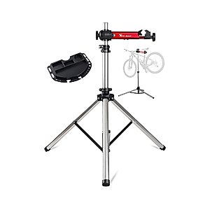 West Biking Bike Repair Stand(Max 85 Lbs) - Adjustable Foldable Bike Workstand With Quick Release,Bicycle Maintenance Rack Workstand For Home Mechanics,Tripod Base Park Tool Repair Stand