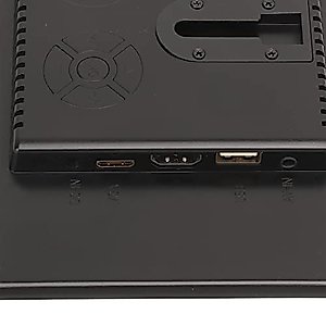 CHICIRIS Computer Desktop Monitor, Capacitive Touchscreen Monitor Remote Control VGA AV DC Input 7 Inch for Gaming (US Plug)