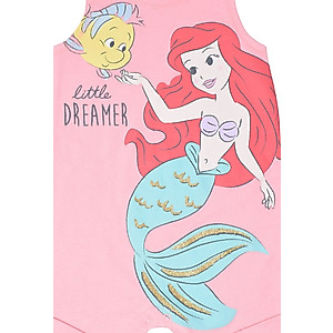 Disney Princess Ariel Infant Baby Girls Romper and Headband 12 Months