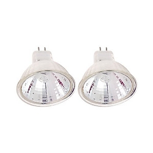 KOR (Pack of 2) 5 Watt MR11 12 Volt Precision Halogen Reflector Fiber Optic Light Bulb 5W 12V