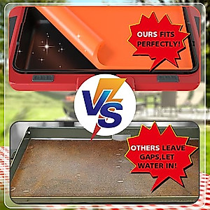 Silicone Griddle Mat for Blackstone - 28" Heavy Duty Food Grade Silicone Mat, Polished Bottom Surface Grill Cover for Blackstone Protector Outdoor, Protective Cover for Outdoor Barbecue Tools