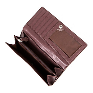 Bronte Moon Harris Tweed - Ladies Envelope Purse - Blue Herringbone