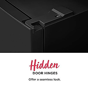 Frigidaire 11.6 Cu. Ft. Compact ADA Top Freezer Refrigerator in Black with Electronic Control Panel, Reversible Door Swing, ENERGY STAR