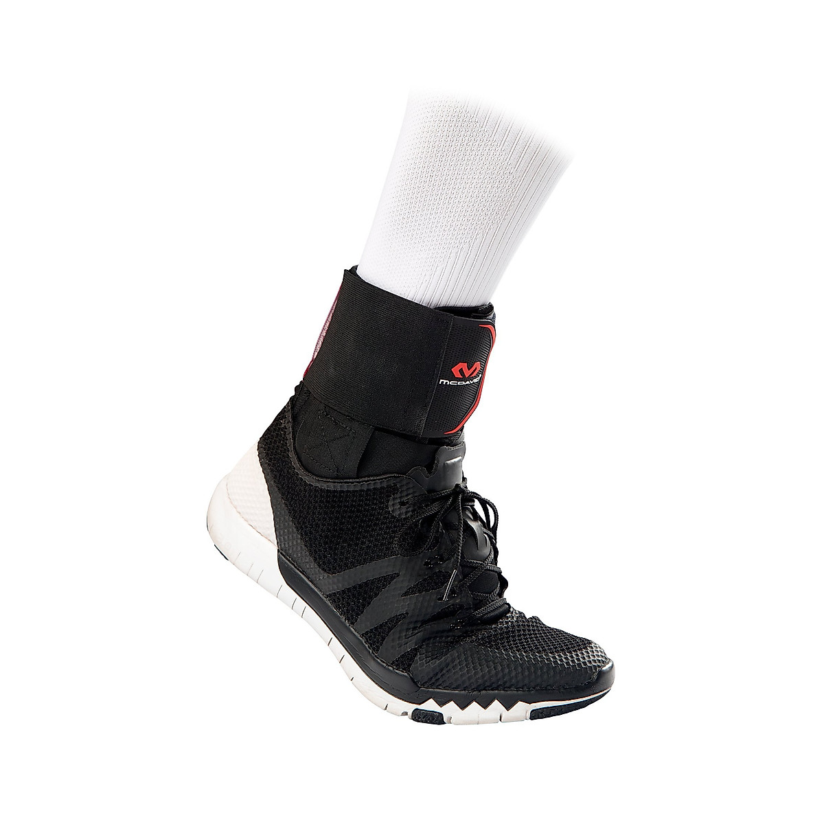 McDavid Ankle Brace w/Cross Straps, Maximum Support, Comfortable Compression & Breathable Design, Injury Recovery
