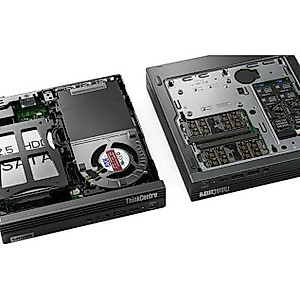 Lenovo ThinkCentre M80q Gen 3 11U1004XUS Desktop Computer - Intel Core i5 12th Gen i5-12500T Hexa-core (6 Core) 2 GHz - 16 GB RAM DDR5 SDRAM - 256 GB M.2 PCI Express NVMe 4.0 x4 SSD - Tiny - Black
