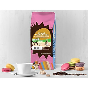 Crazy Cups Decaf Flavored Ground Coffee Variety Pack, Includes Chocolate Hazelnut, French Vanilla and Death by Chocolate, in 10 oz Bags, For Brewing Flavored Hot or Iced Decaf Coffee, Variety 3 Pack