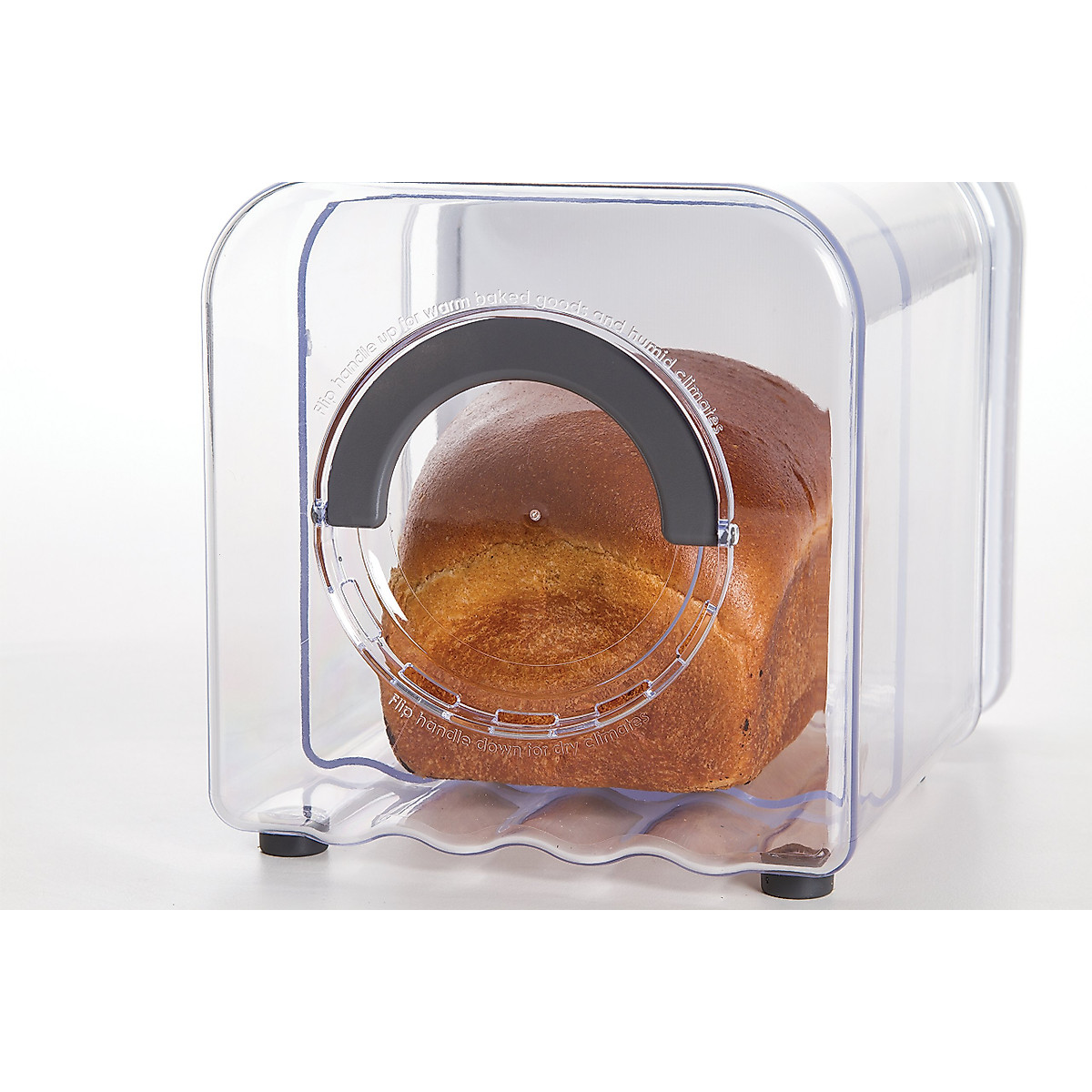 Prepworks by Progressive Bread ProKeeper, PKS-800 Adjustable Air Vented Bread Storage Container, Expandable Bread Holder