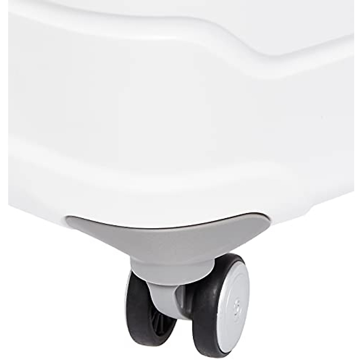 Samsonite Freeform Hardside Expandable with Double Spinner Wheels, Checked-Large 28-Inch, White