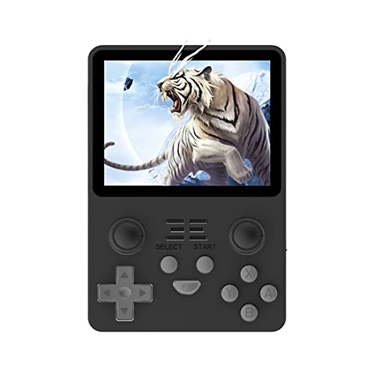 DECI Powkiddy RGB20S Handheld Game Console Built-in 15000 Games, 16G+64G 3.5 Inch IPS Handheld Emulator Video Game Console Retro Arcade for Kids Adults, Open Source Arkos System