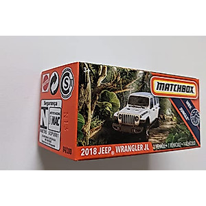 Matchbox 2018 Jeep Wrangler JL [Rubicon] 64/100, Pearl White