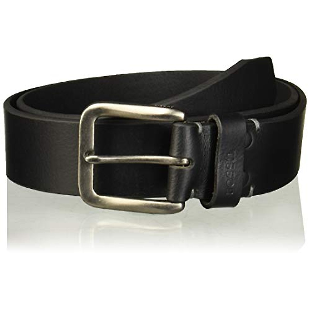 Fossil Men's Brody Leather Casual Dress Every Day Belt, Size 38, Black