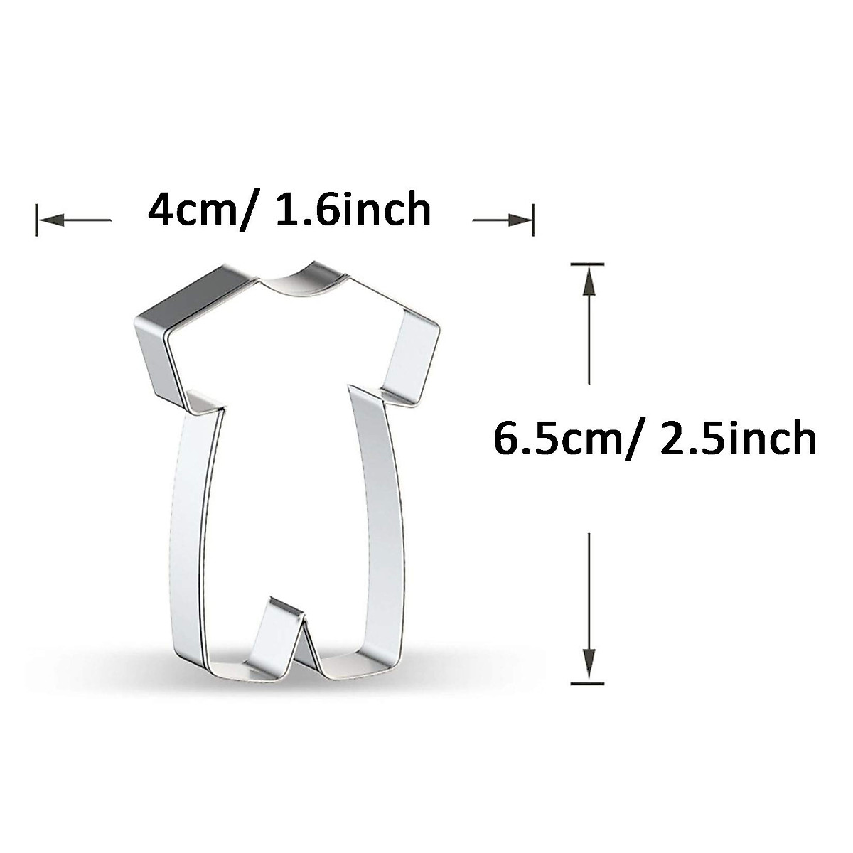 WJSYSHOP Baby Onesie Clothes Cookie Cutter - A