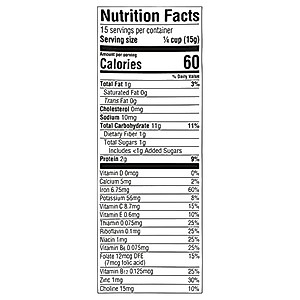 Gerber Organic for Baby Power Blend Probiotic Cereal, Oatmeal Chickpea Banana & Chia Cereal, Organic & Non-GMO Baby Cereal, 8-Ounce Canister (Pack of 3)