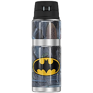 Batman Batman Batcave THERMOS STAINLESS KING Stainless Steel Drink Bottle, Vacuum insulated & Double Wall, 24oz